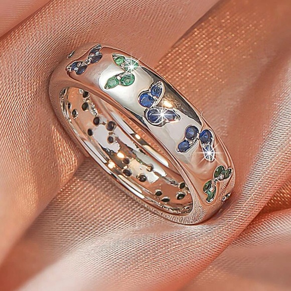 Jewelry | Silver Butterfly Decor Ring | Poshmark